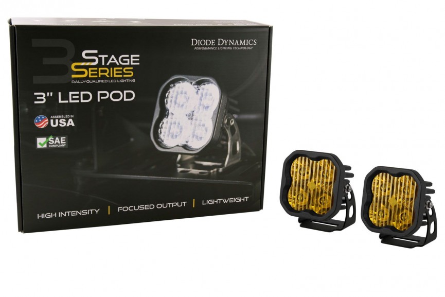 Diode Dynamics SS3 Yellow Standard LED Pods - Winnipeg HID
