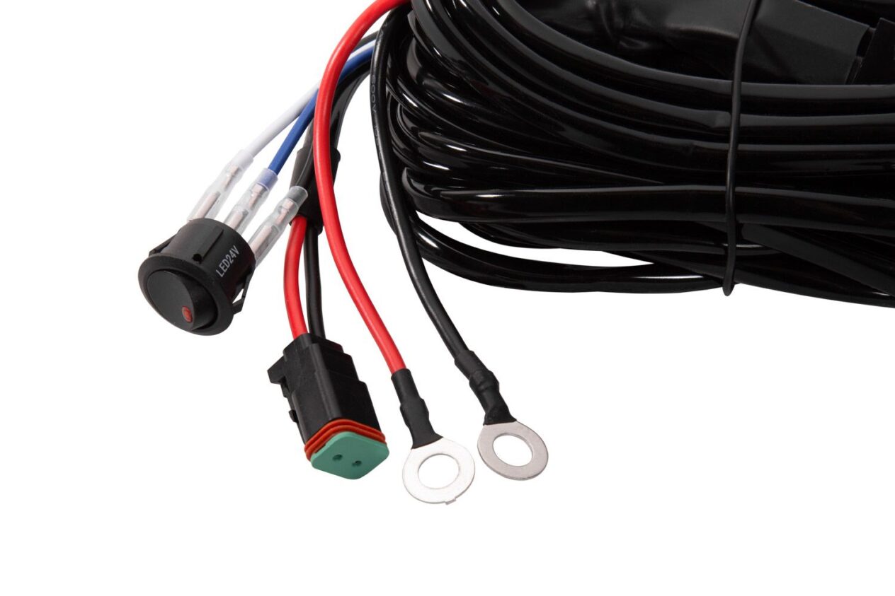 Diode Dynamics Heavy Duty Single Output 2-Pin Offroad Wiring Harness ...