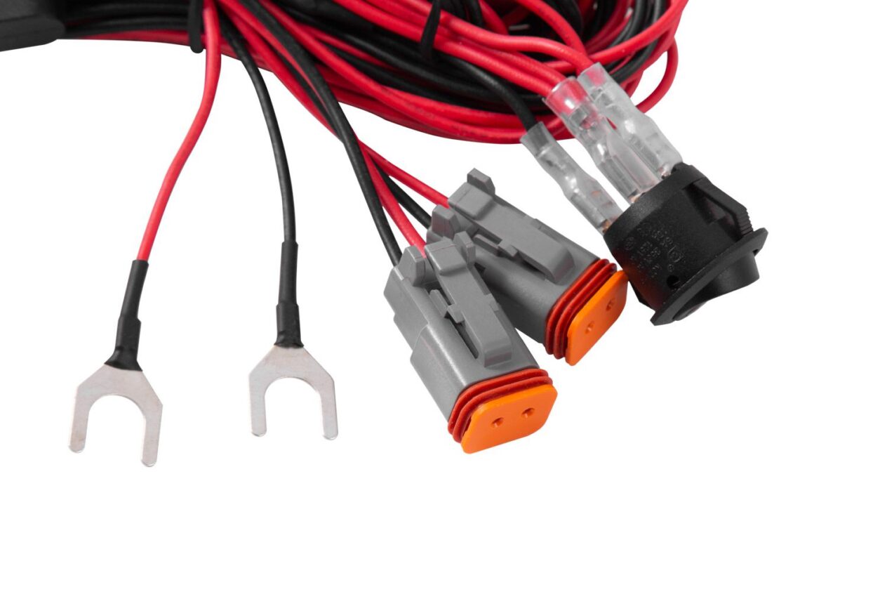 Diode Dynamics Light Duty Dual Output 2-Pin Offroad Wiring Harness ...