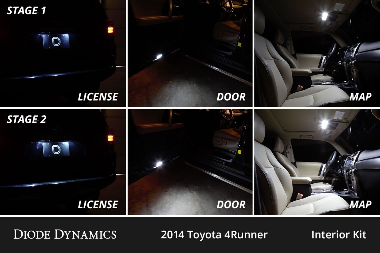 Toyota 4Runner (10-24): Diode Dynamics Interior LED Conversion Kit ...