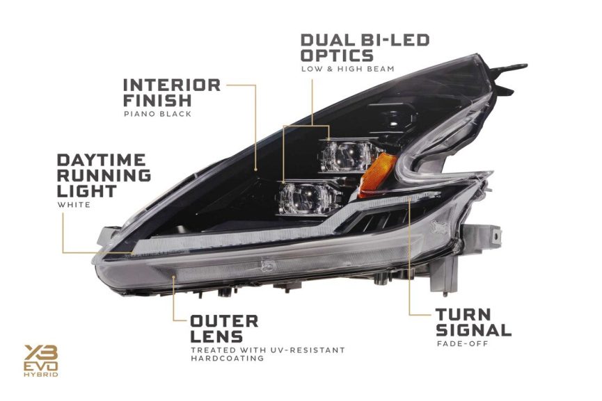 Nissan 370Z (09-21): Morimoto XB Evo Hybrid LED Headlights - Winnipeg HID