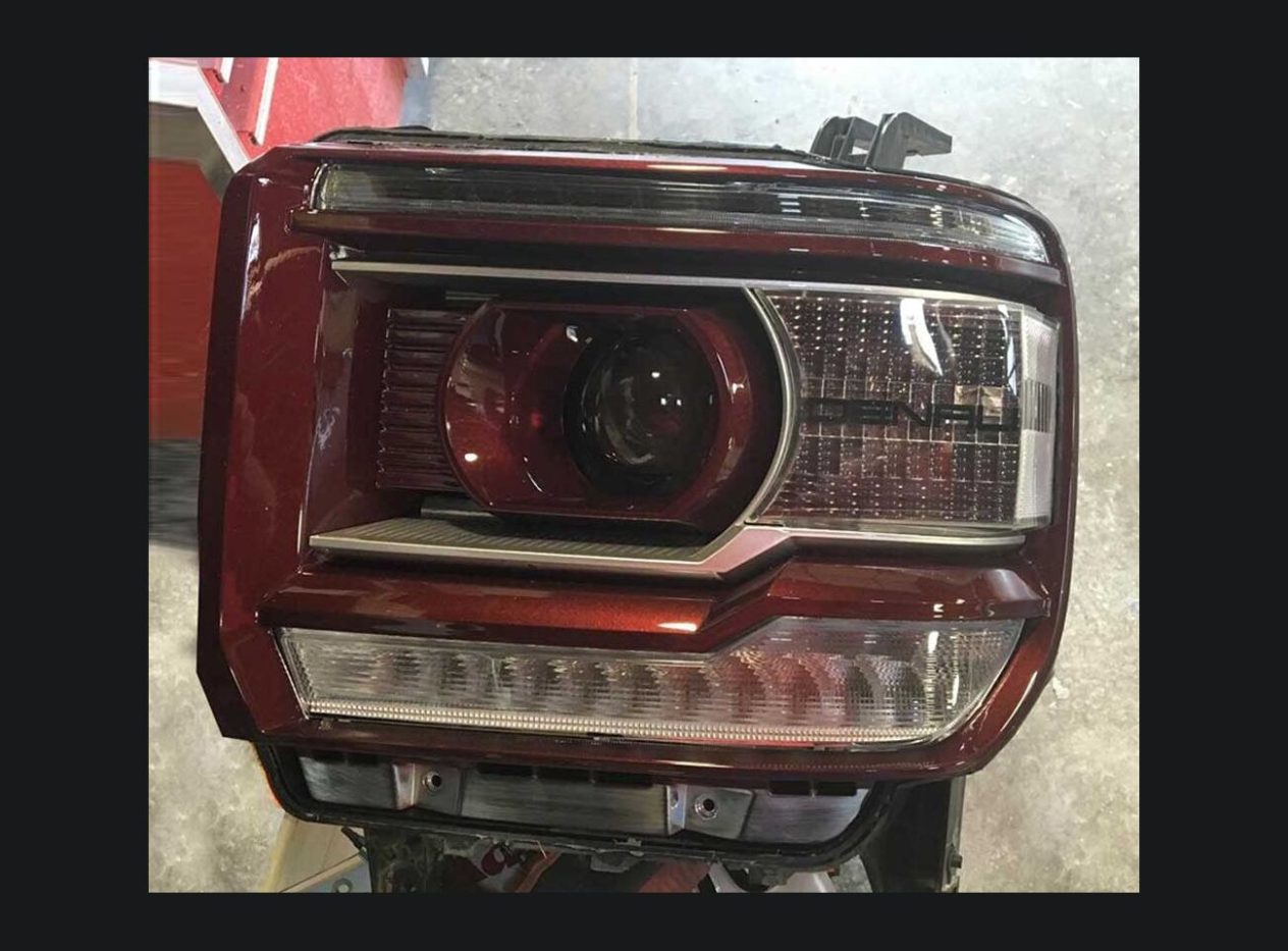 Clear Headlight Reflectors: GMC Sierra (14-19) - Winnipeg HID